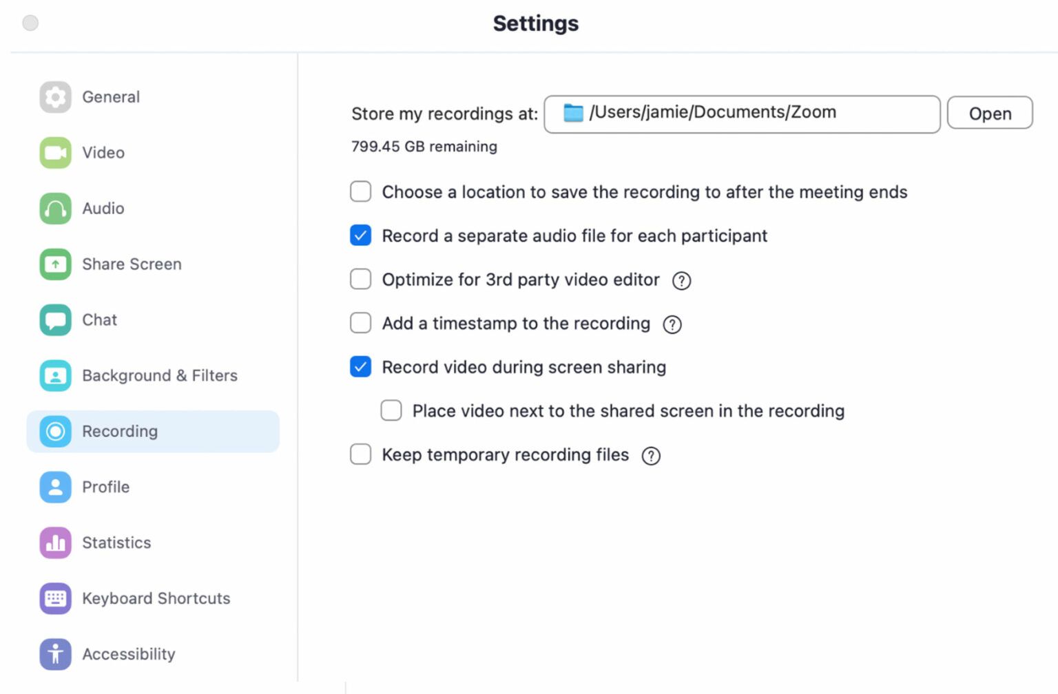 Best settings for recording through Zoom - Studio 91 Media | B Corp™